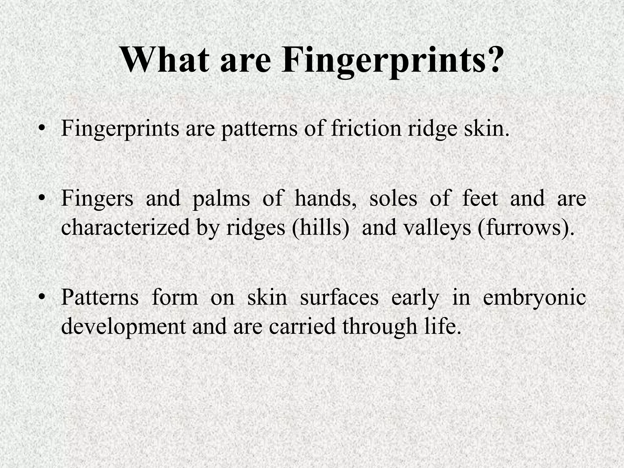 Fingerprints | PPTX