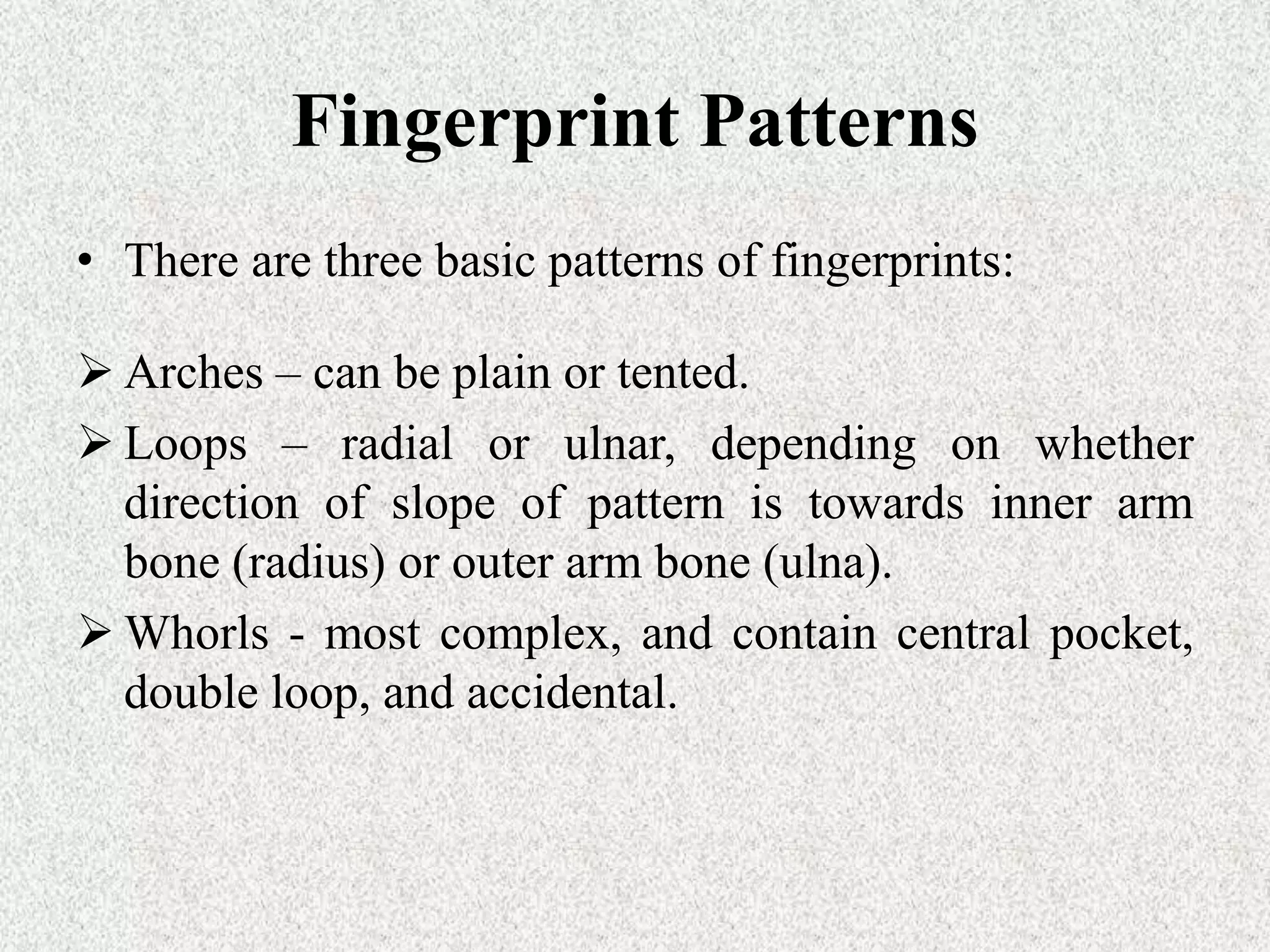 Fingerprints | PPTX