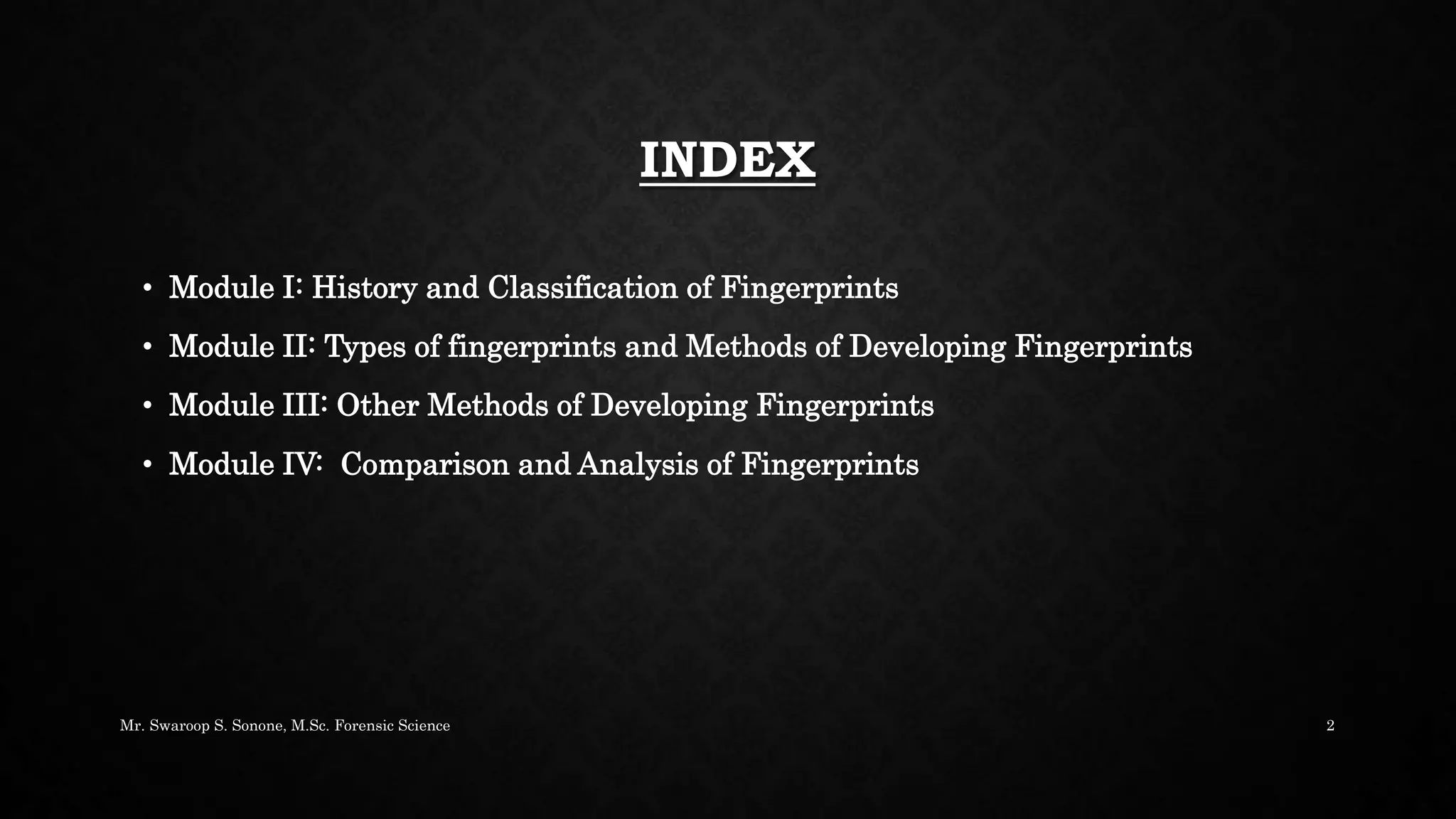 Fingerprint - Everything You Need To Know About Fingerprints | PPTX