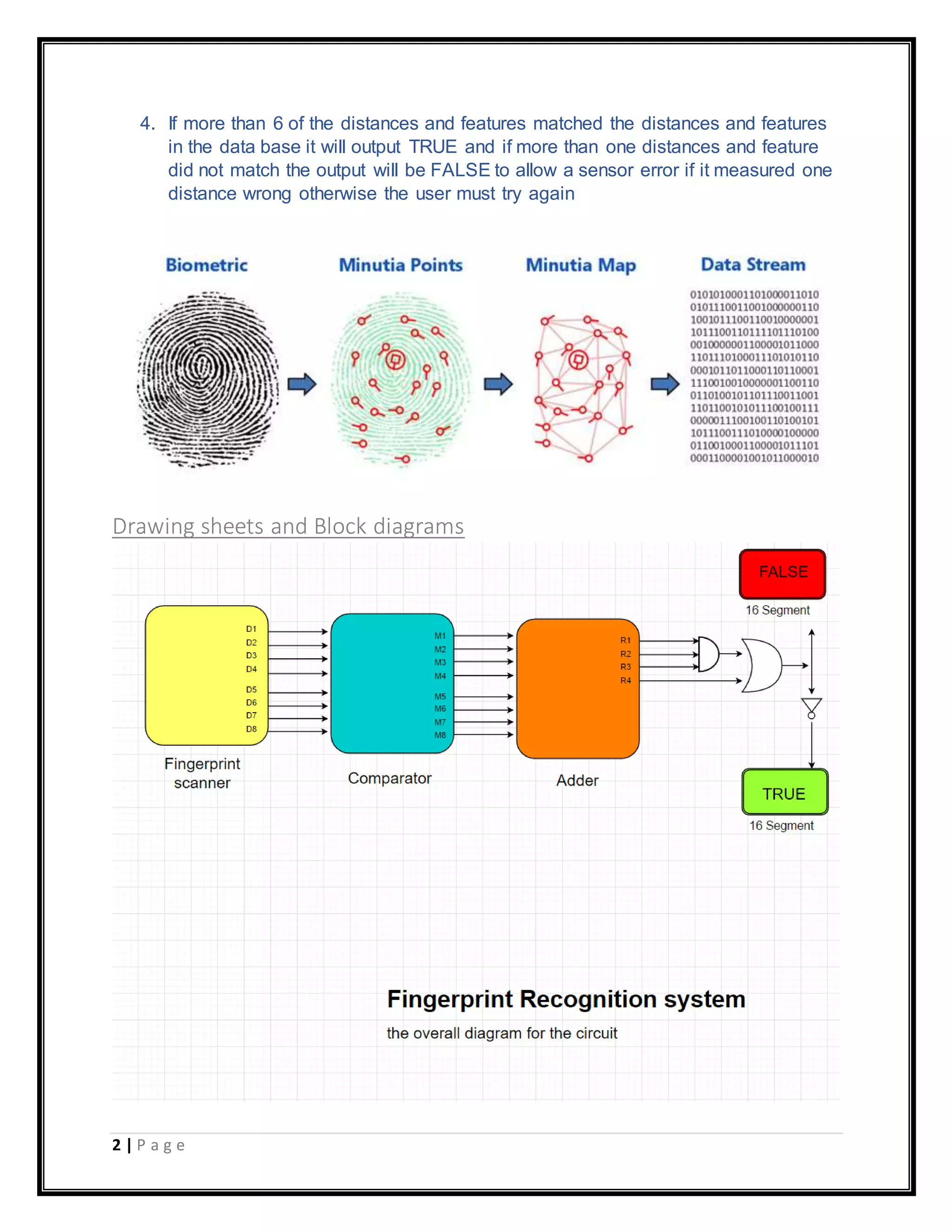 Finger prints report | PDF
