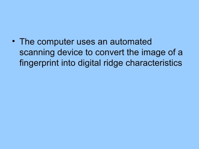 Fingerprints and ridge characteristics | PPT | Skin and Dermatology ...