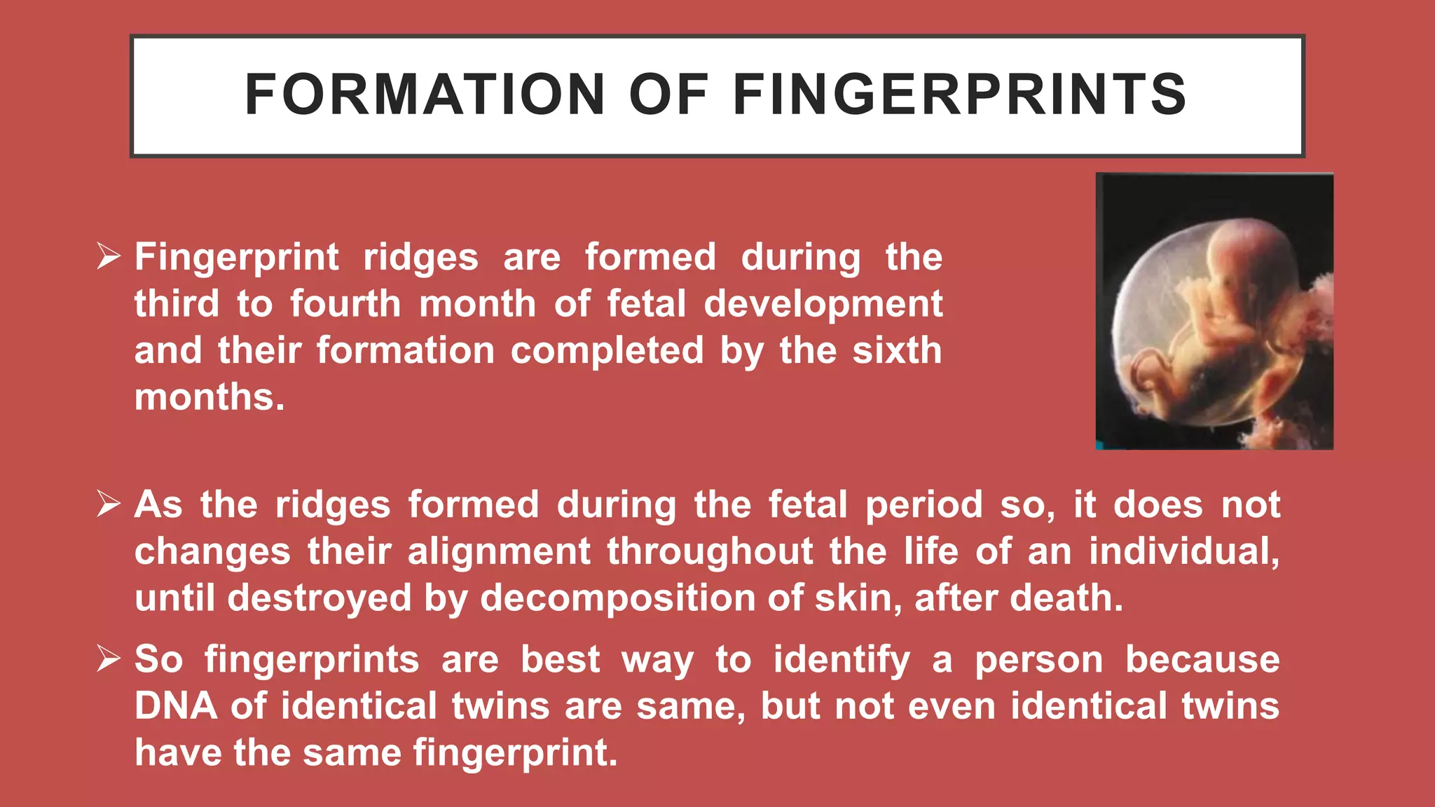 Fingerprint science | PPTX