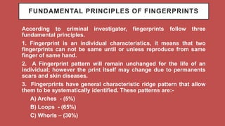 Fingerprint science | PPTX