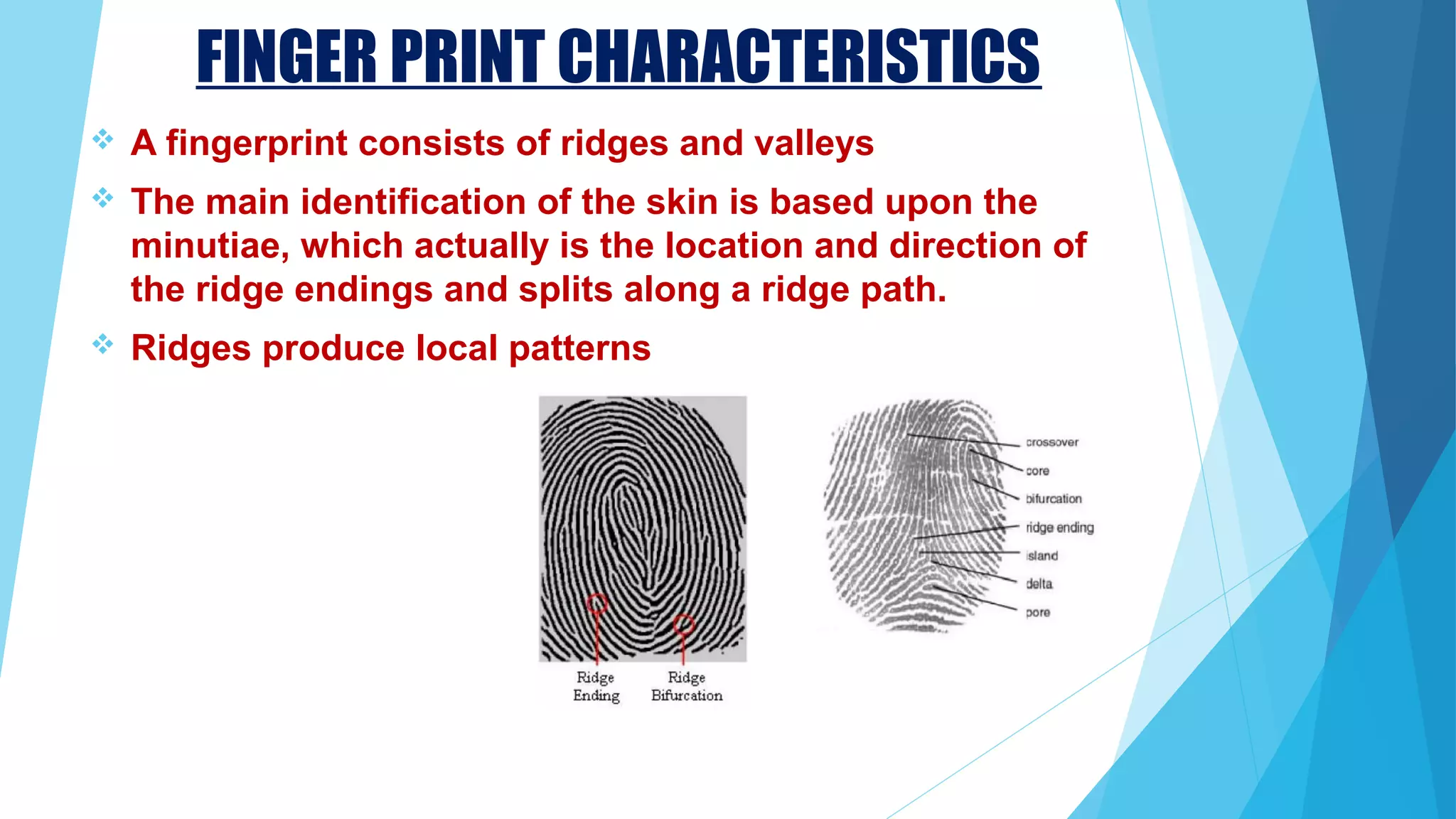 Finger print sensor and its application | PPT