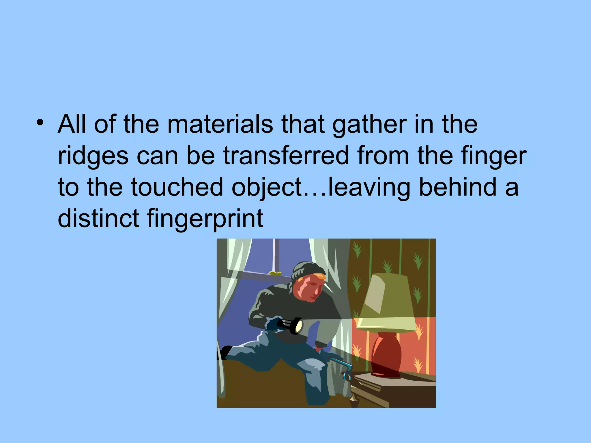 Fingerprint development and Ridge Characteristics | PPT