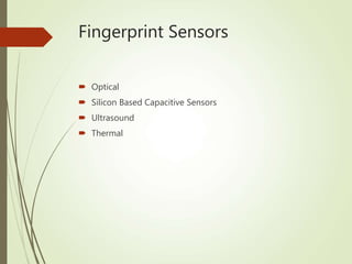 Fingerprint Recognition | PPT