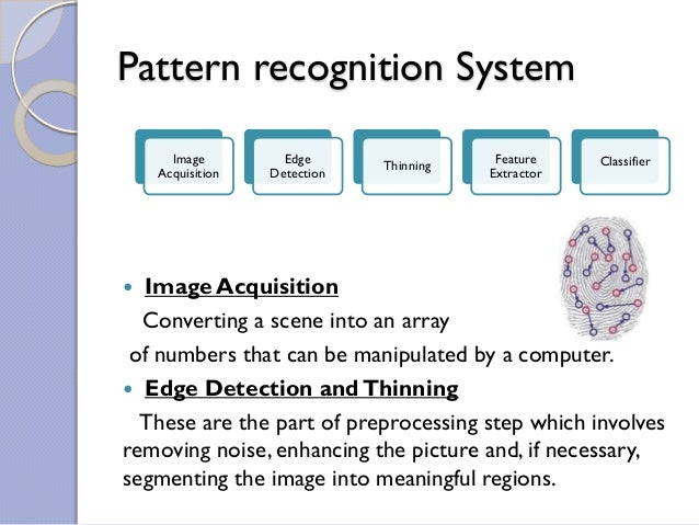 Fingerprints recognition