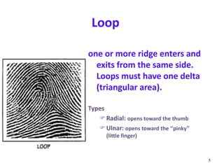 Introduction to Fingerprints | PPTX