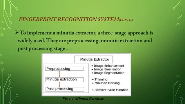 Fingerprint Verification Using Matlab Ppt