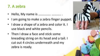 Finger puppet project | PPTX