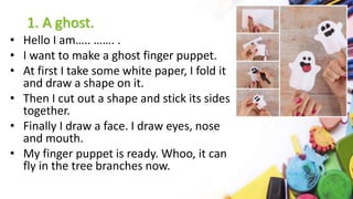 Finger puppet project | PPTX
