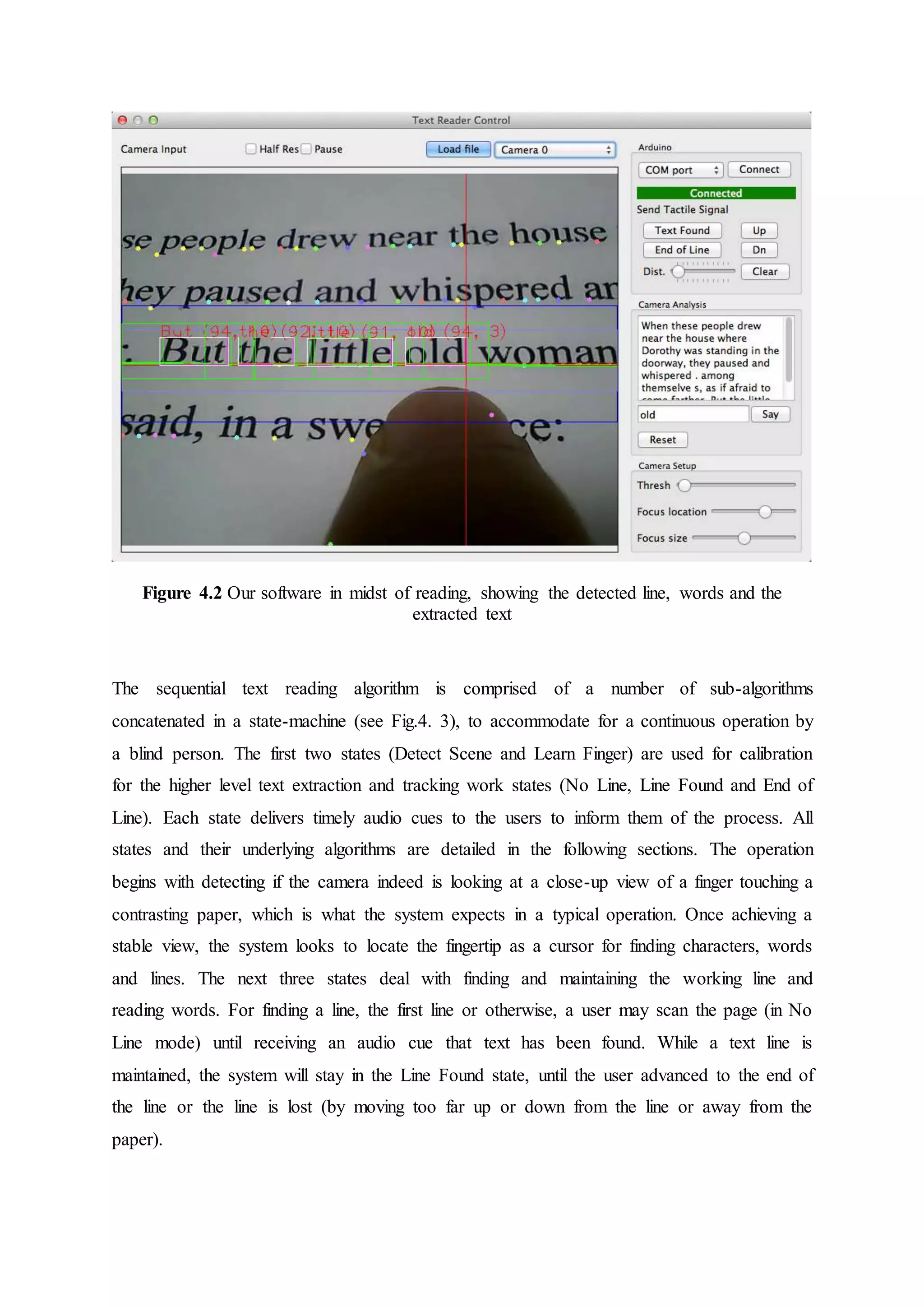 Finger reader thesis and seminar report | DOCX