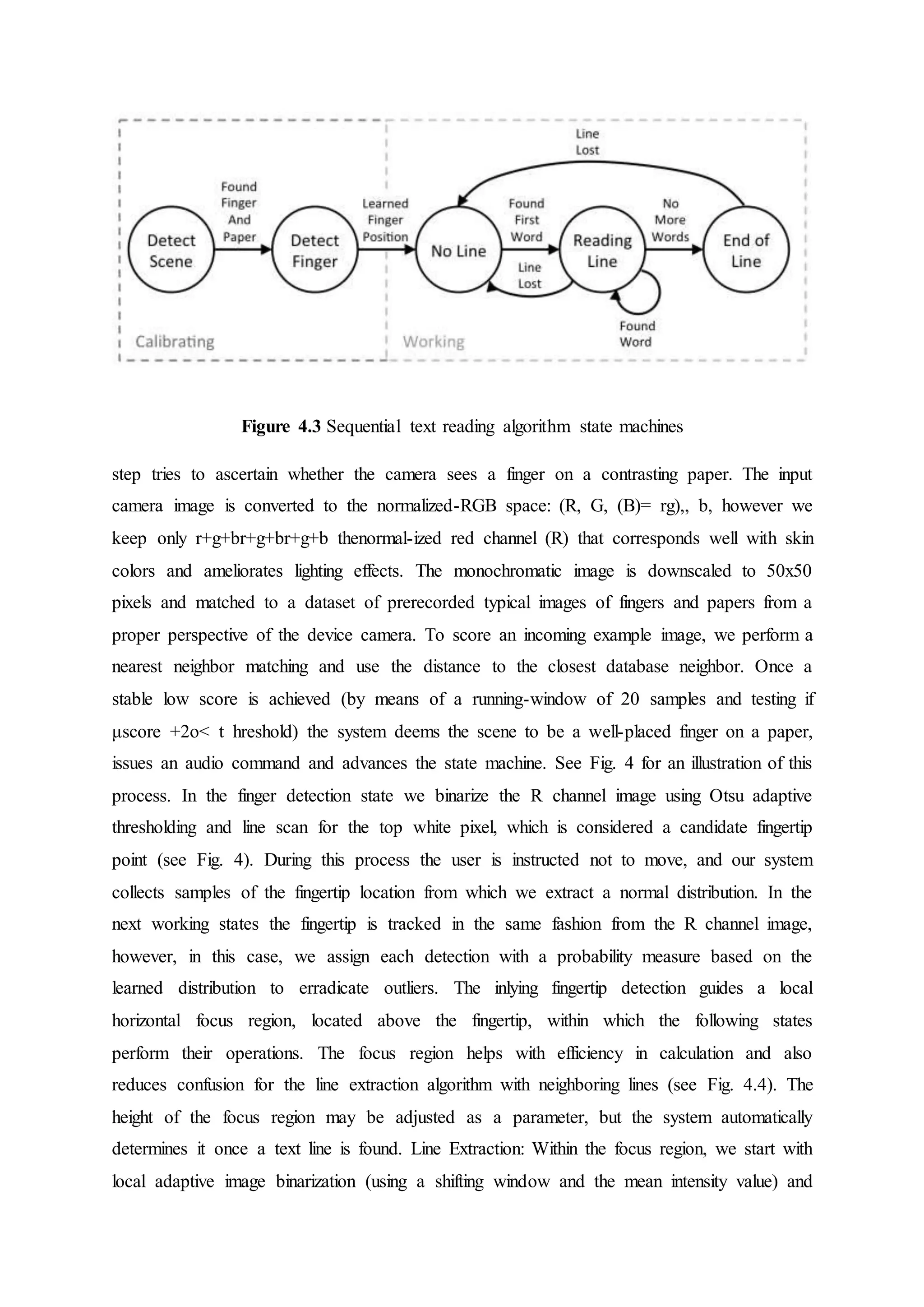 Finger reader thesis and seminar report | DOCX