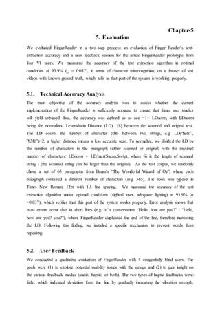 Finger reader thesis and seminar report | DOCX
