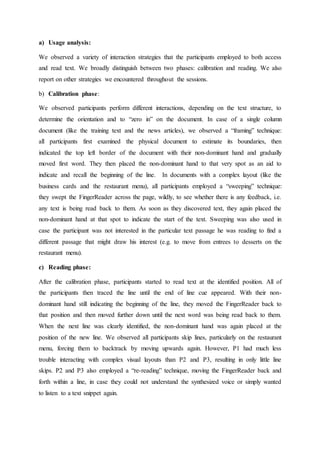 Finger reader thesis and seminar report | DOCX