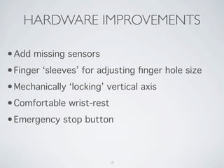 Finger Rehabilitation Robot - Justinas Miseikis | PPT