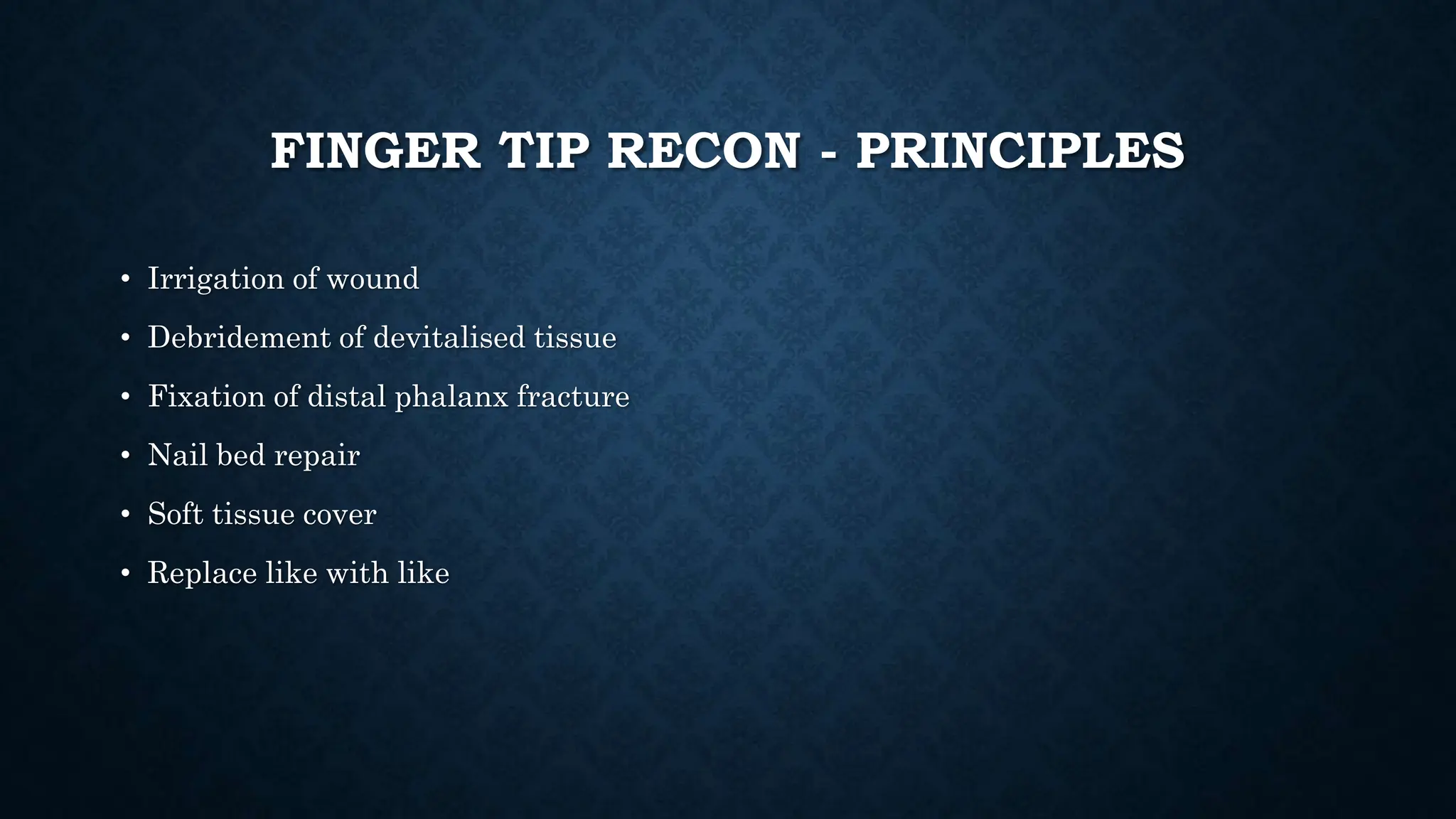 FINGER TIP INJURIES in hand ( plastic surgery).pptx