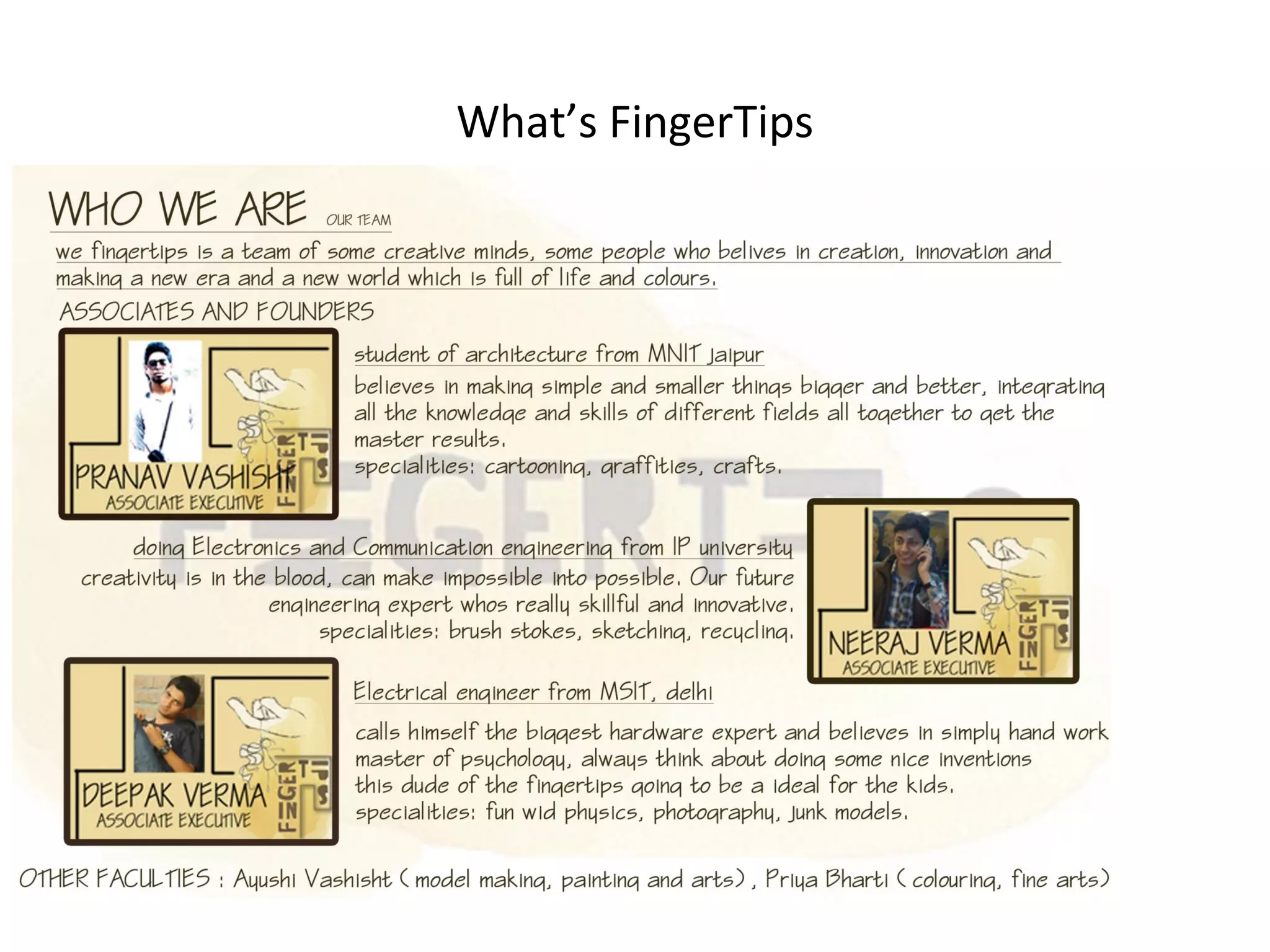 Fingertips (pranav vashisht) | PPT