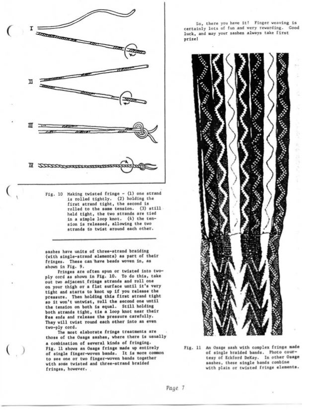 손가락 직조법(Finger weaving) 001