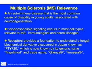 Fingolimod the path from a fungal metabolite to fda approved drug ...