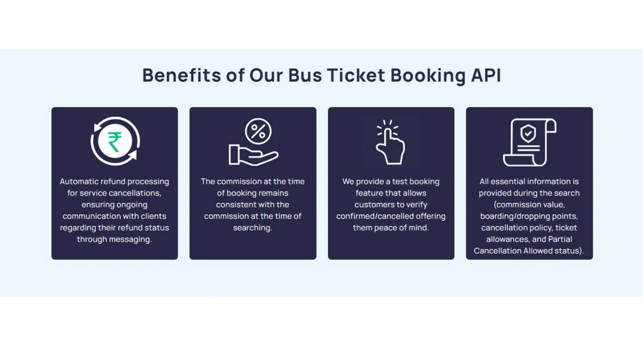 facililating bus ticket booking API and new advanced uses of API | PPTX