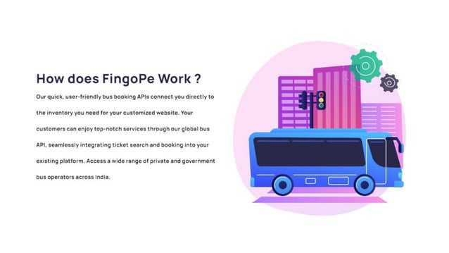 facililating bus ticket booking API and new advanced uses of API | PPTX