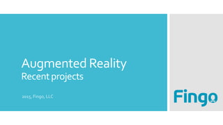 Fingo Portfolio of AR projects | PPT