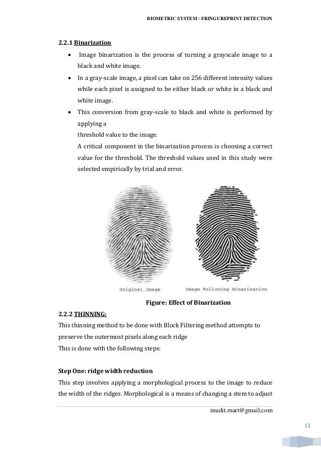 Fingerprint detection