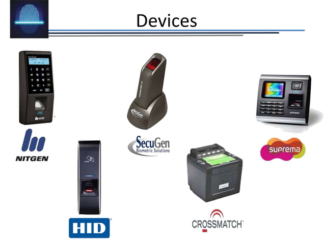 Fingerprint identification and biometric devices | PPT