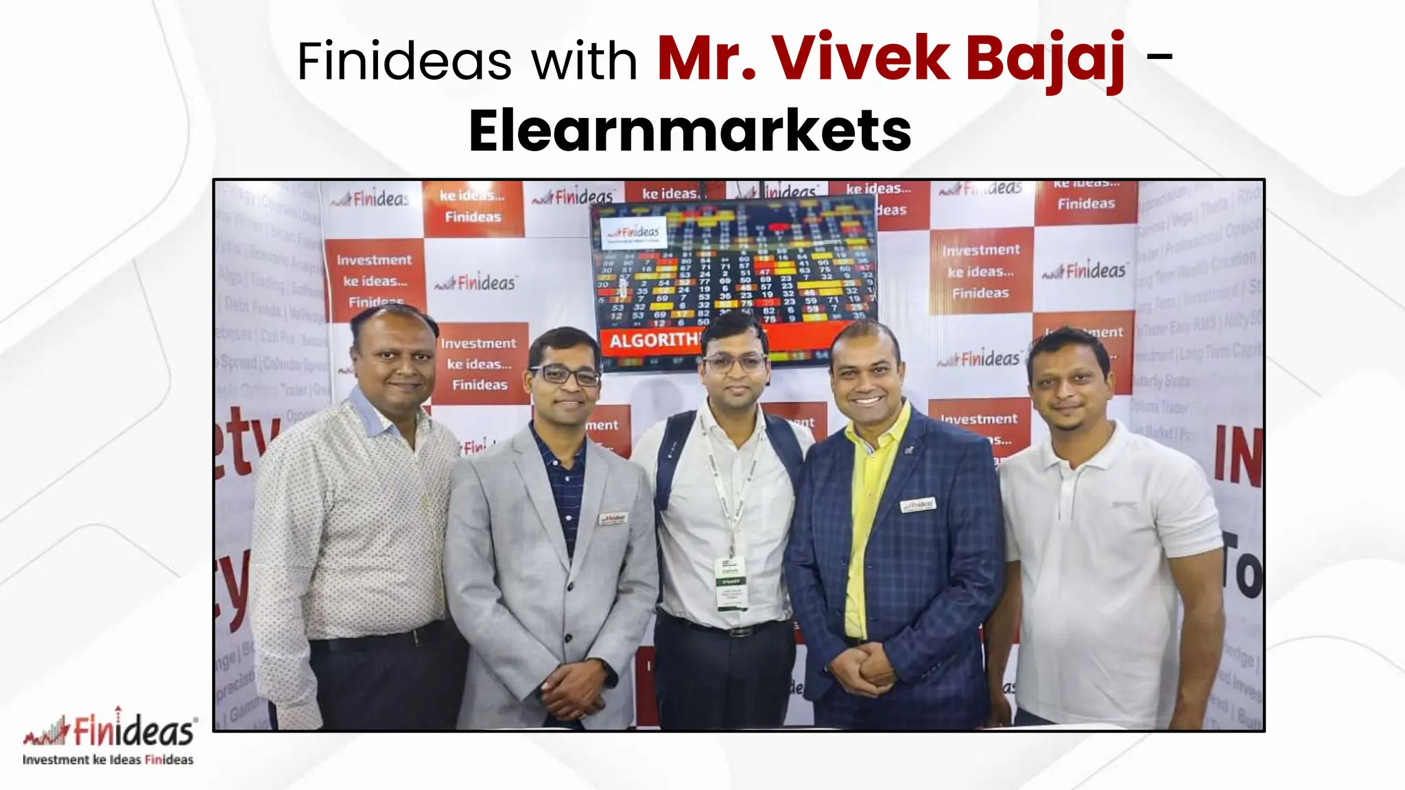 Finideas at Various Events in the Recent Years | PPT