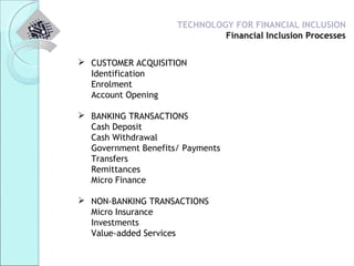Financial Inclusion | PPT