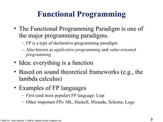 functional programming language of pcpf subject | PPT