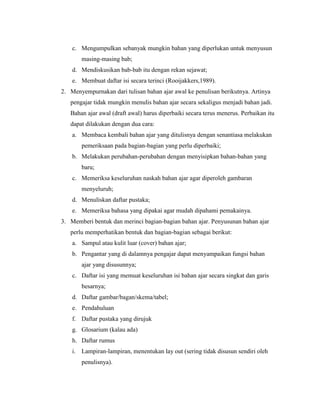 Penyusunan bahan ajar (KELOMPOK 9) | DOCX