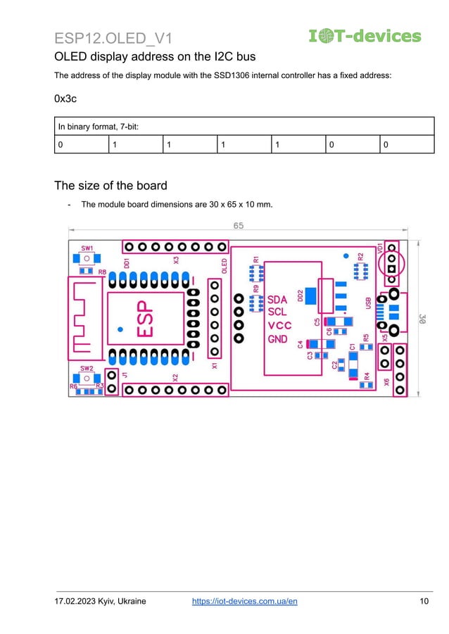 Esp12 Oled V1 Datasheet En Universal Esp8266 Controller Board With 0
