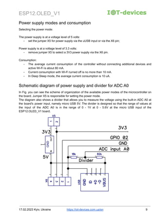 ESP12.OLED_V1 Datasheet EN - Universal ESP8266 controller board with 0. ...