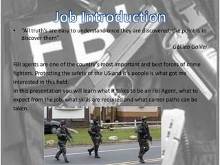 FBI Agent Ppoint | PPTX