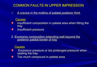 Finished complete denture impression presentation final modification | PPT