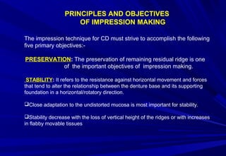 Finished complete denture impression presentation final modification | PPT