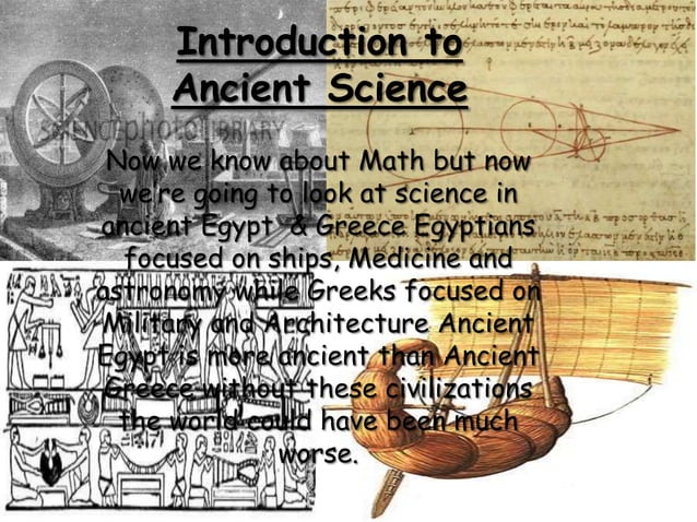 Math & Science of Ancient Greece and Egypt | PPTX