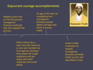 sojourner truth courage project | PPTX