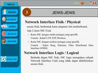 Pengenalan NETWORK INTERFACE CARD | PPTX