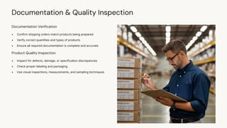 Finished Product Dock Audit Checklist with eAuditor Audits ...