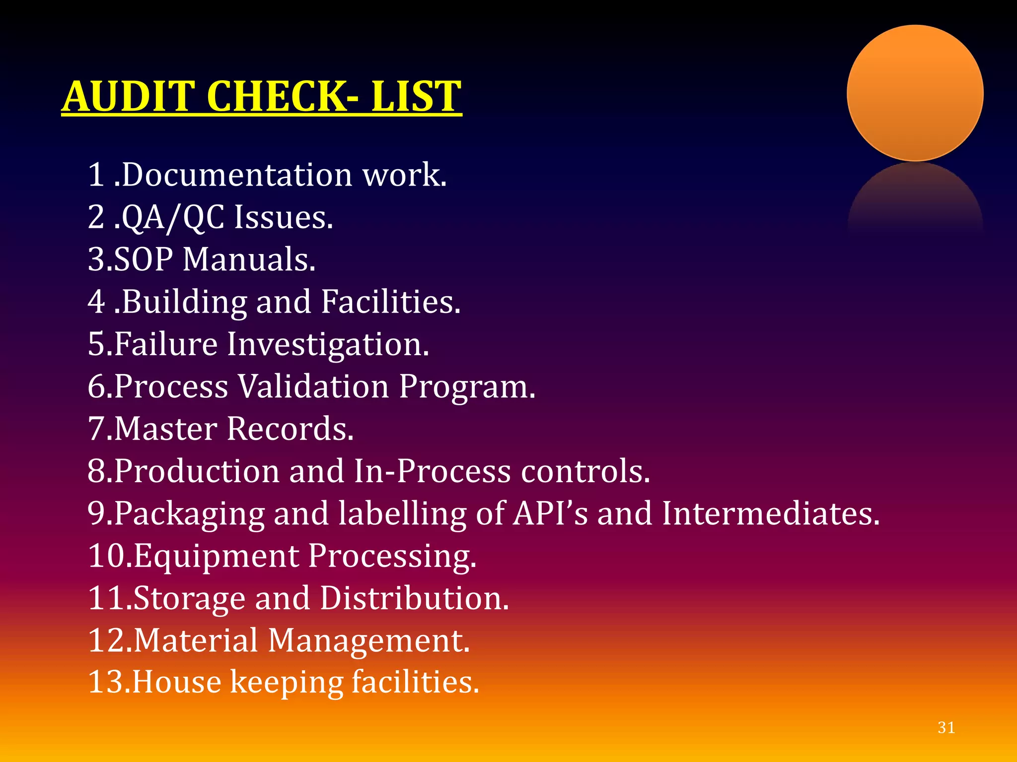 Finished product release, quality review, quality audit and batch release document | PPTX