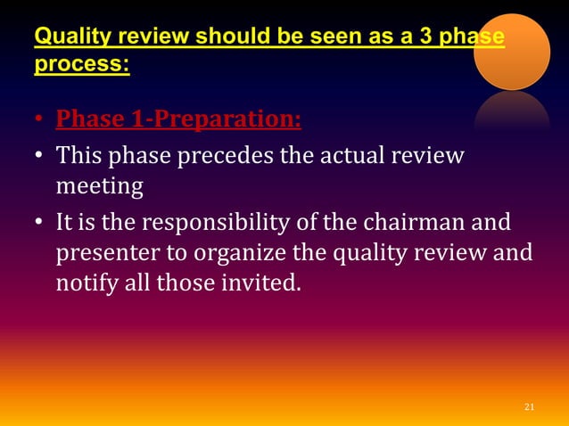 Finished product release, quality review, quality audit and batch ...