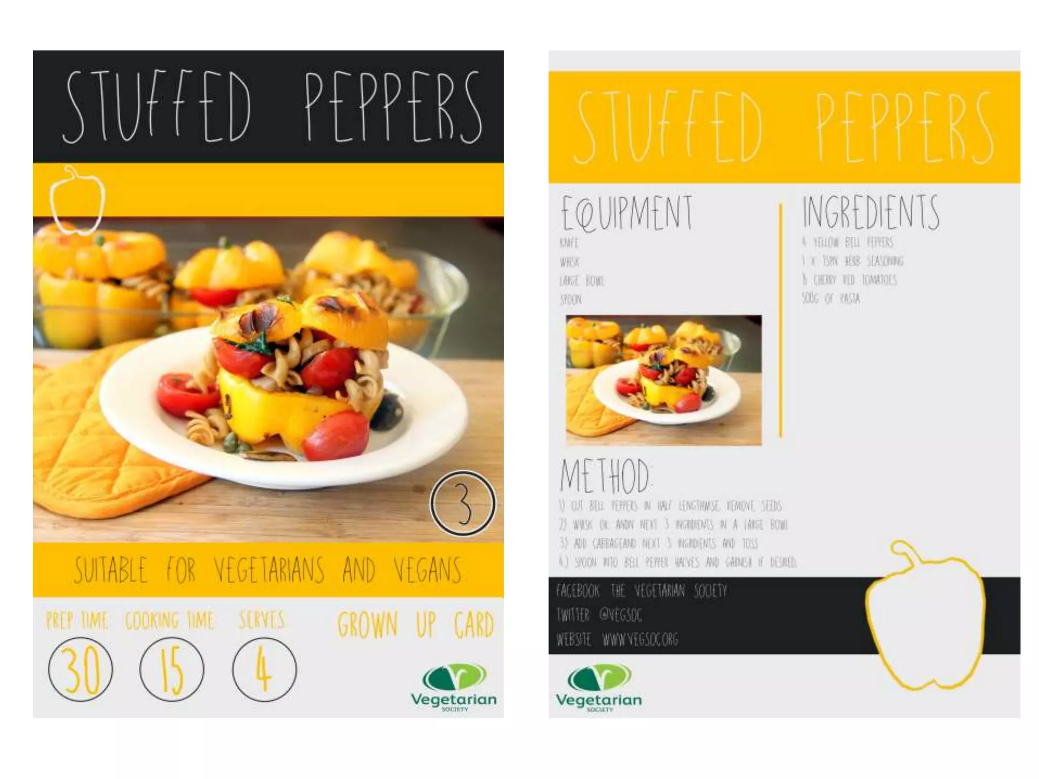 Finished Recipe Cards | PPTX