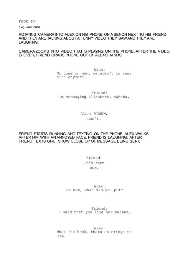 Finished script | PDF