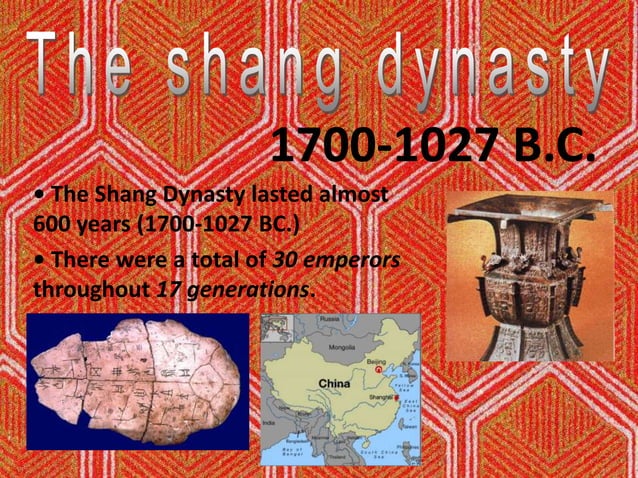 Shang Dynasty | PPT