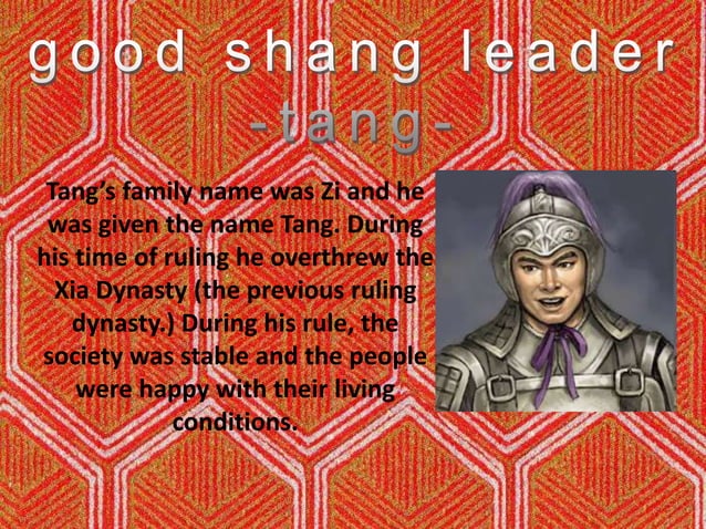 Shang Dynasty | PPT