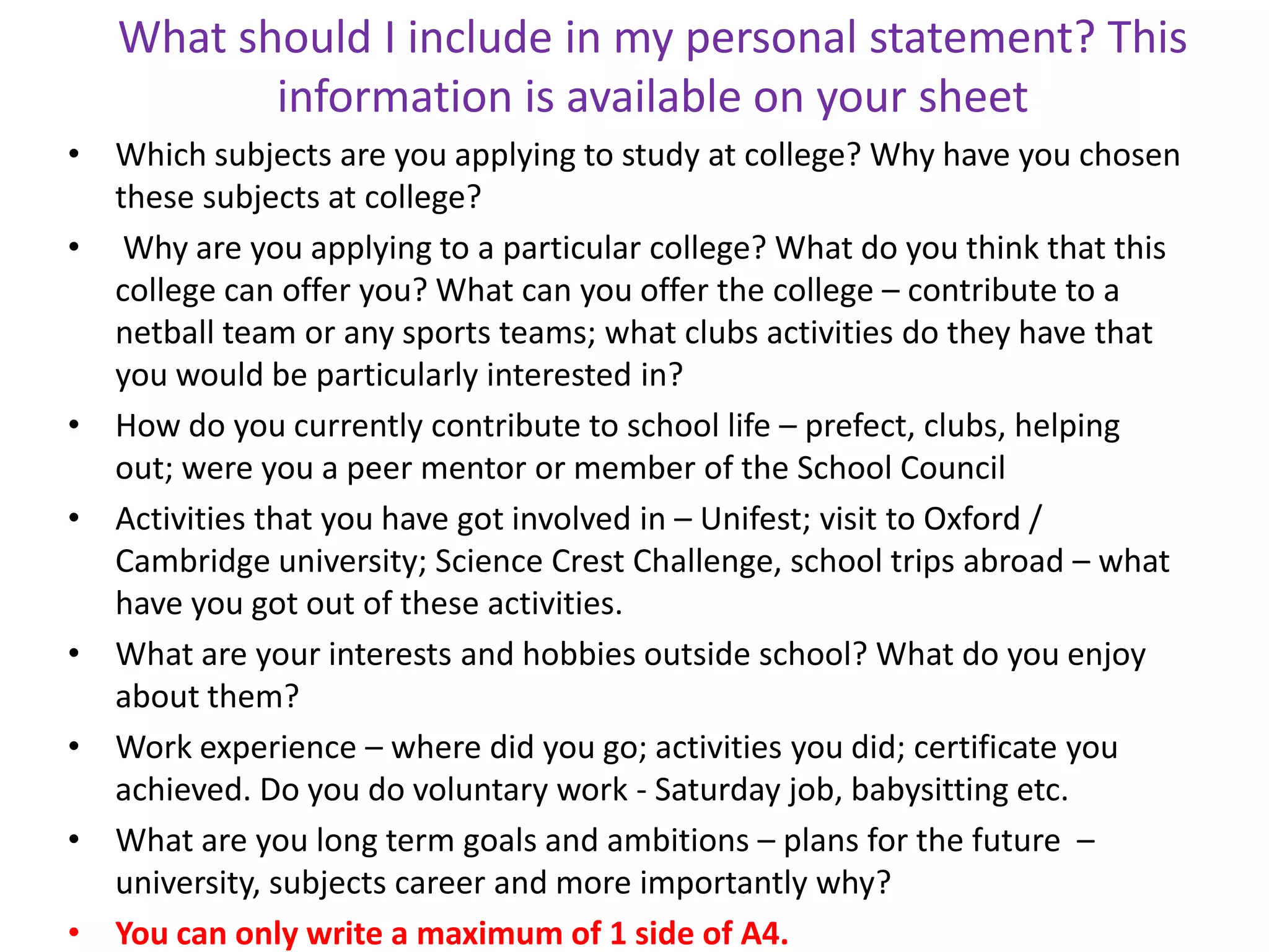 Finished+writing+an+effective+personal+statement | PPTX