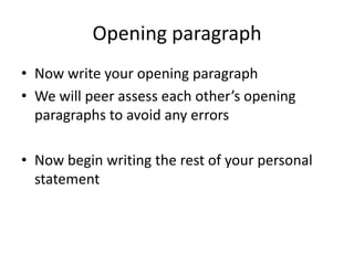Finished+writing+an+effective+personal+statement | PPTX